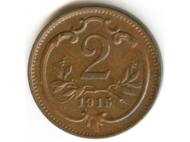 Austrija 2 heller 1915