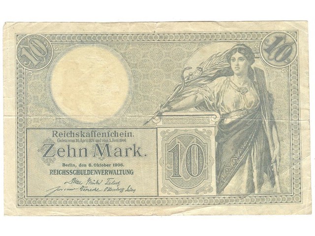 Nemacka 10 maraka 1906