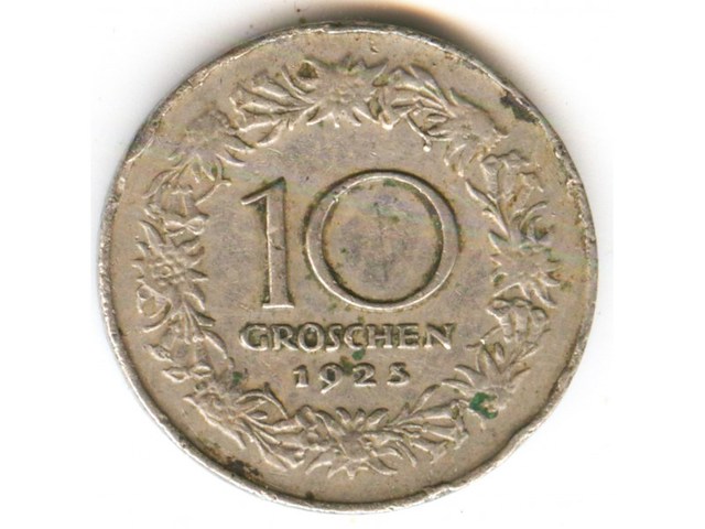 Austrija 10 Groschen 1925