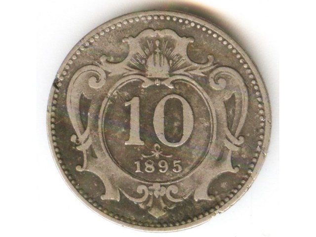 Austrija 10 heller 1895