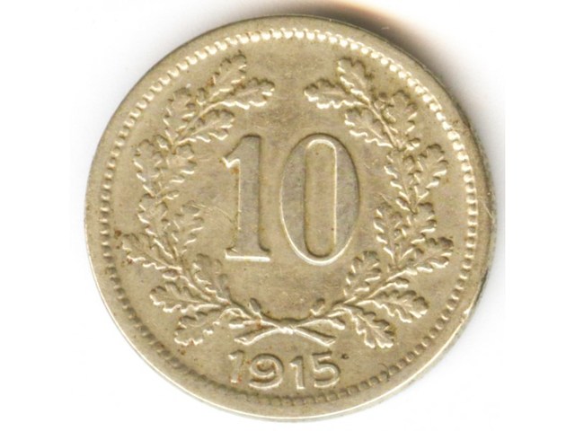 Austrija 10 Heller 1915