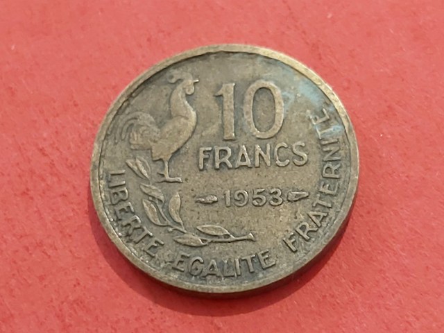 Francuska  - 10 francs 1953 god