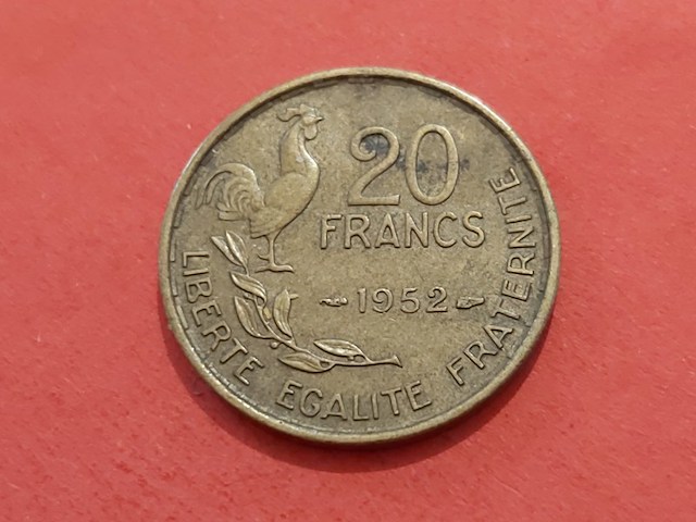 Francuska  - 20 francs 1952 god