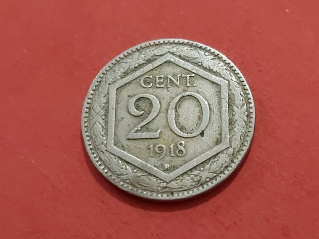 Italija  - 20 cent 1918 god