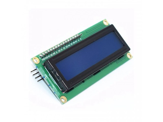 LCD displej 2x16 karaktera plavi I2C