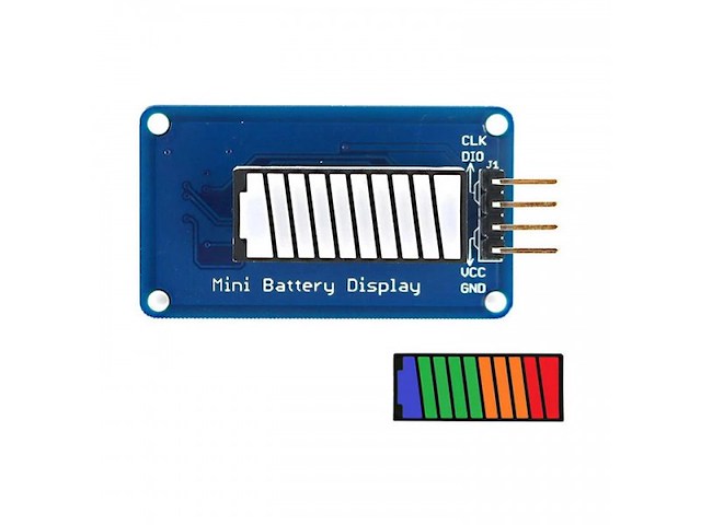 Arduino indikator baterije