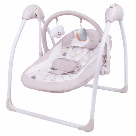 Jungle Muzička ležaljka ljuljaška Baby Swing Beige Snail