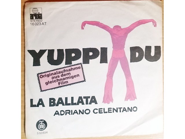 SP ADRIANO CELENTANO - Yuppi Du (1976) 1. pressing, VG+