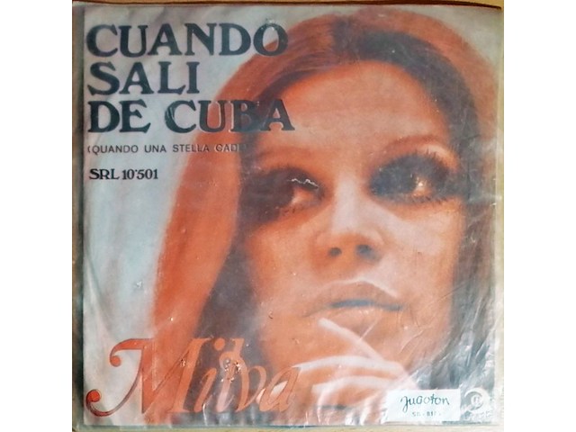 SP MILVA - Cuando Sali De Cuba (1968) 1. press, VG-/VG