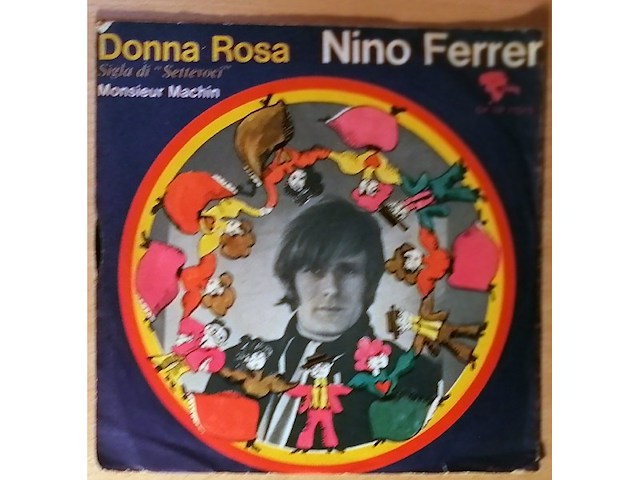 SP NINO FERRER - Donna Rosa (1969) Italy, VG-/VG