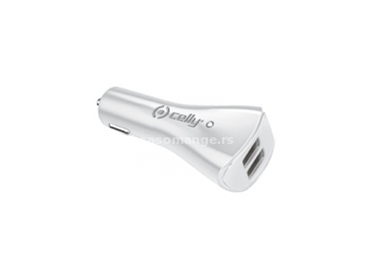 Celly CCUSB22W beli auto punjač (adapter) 2xUSB