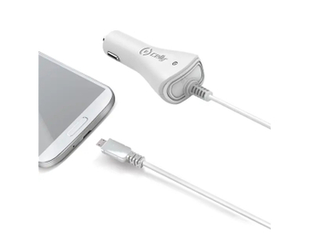 Celly CCMICROW beli auto punjač+kabl micro USB