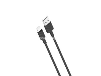 XO USB kabl NB156 USB - Lightning 1,0m 2,4A crni