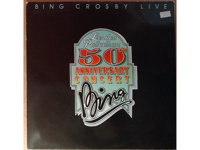 2LP BING CROSBY - Live (1976) Holland, PERFEKTNA