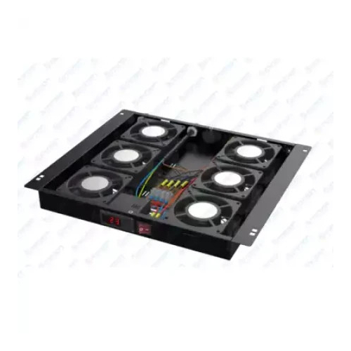 Mirsan ventilator panel sa 6 ventilatora sa digitalnim kontrolerom MR.FAN6DT.01 Crni
