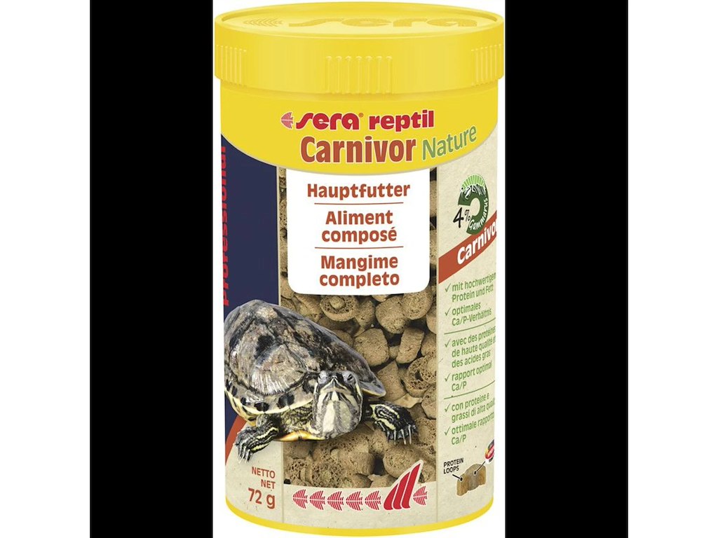 Sera Hrana za kornjače Reptil Carnivor Nature 1000ml