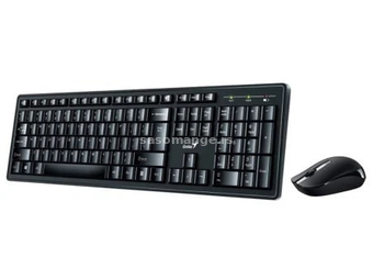 Genius Smart KM-8200 US 2u1 bežični komplet tastatura+miš crni