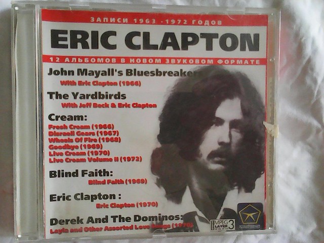 CD ERIC  CLAPTON  12 ALBUMA