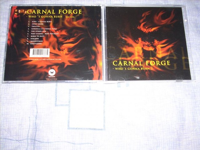 Carnal Forge - Who`s Gonna Burn CD War Music Sweden