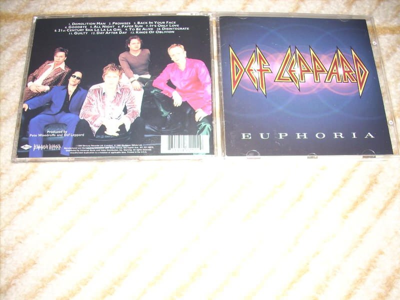 Def Leppard - Euphoria CD Mercury 1999.