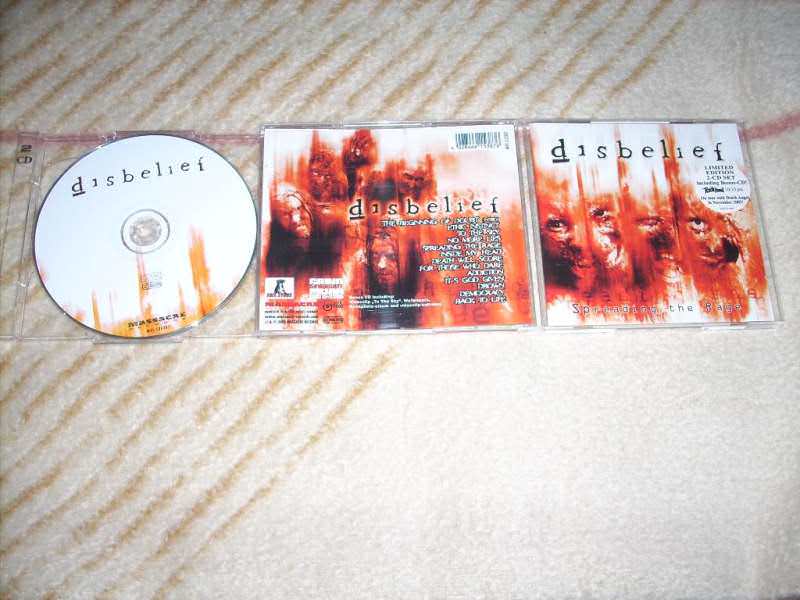 Disbelief - Spreading The Rage 2CD Massacre Rec. 2003.