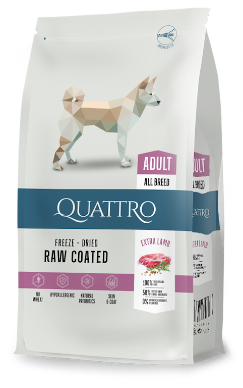 QUATTRO dog adult 12kg jagnjetina