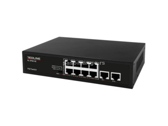 REDLINE PoE mrežni switch, 10 port RJ-45 , 8 PoE / 120W - RL-SP8610E