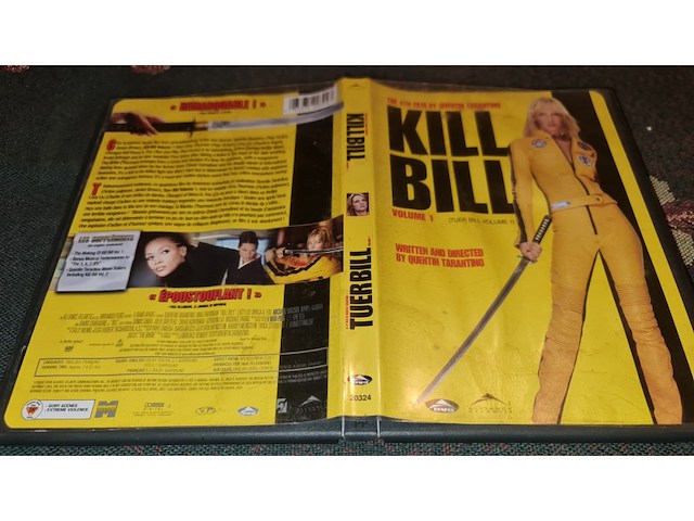 Kill Bill volume 1 DVD