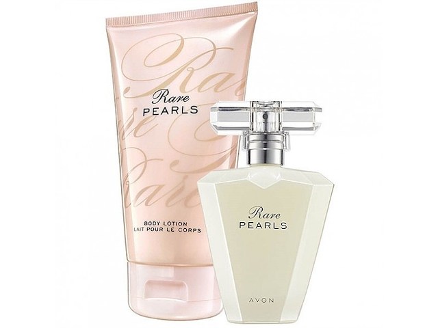Avon set Rare Pearls parfem+losion za telo-novo
