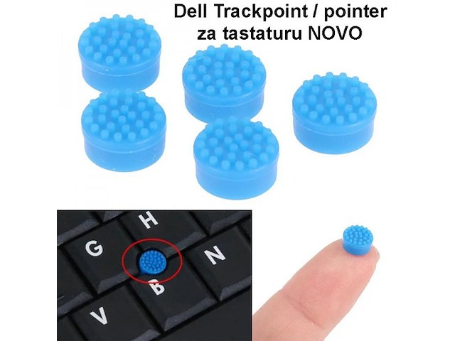 Dell Trackpoint / pointer za tastaturu NOVO! plava boja