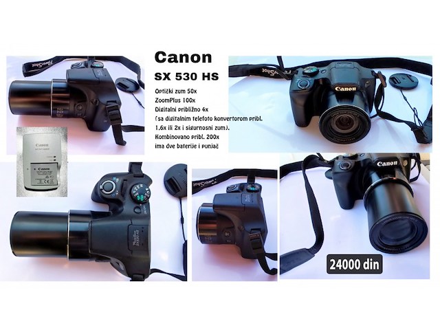 canon sx 530 hs zoom 50 X