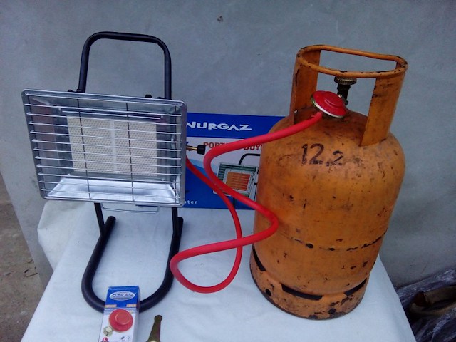 Plinska grejalica 3Kw sa postoljem - Nurgaz - komplet