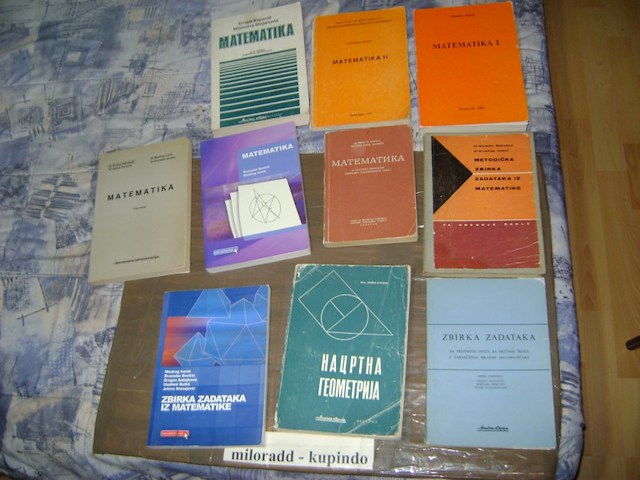 Matematika,komplet 10 knjiga