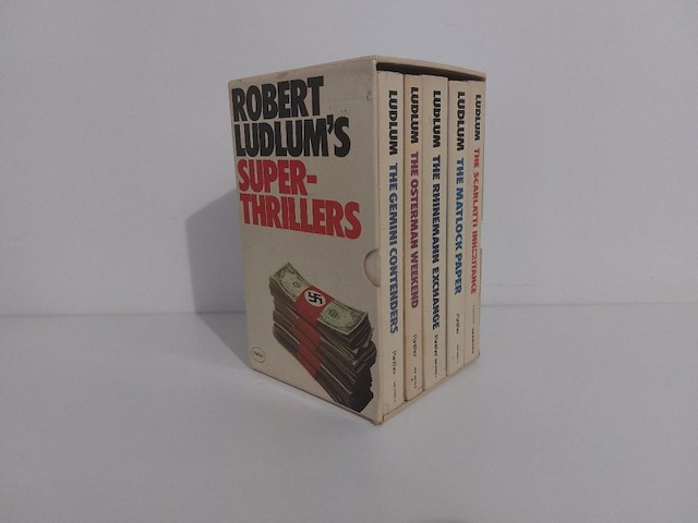 Robert Ludlum/Ladlam komplet 1-5 original kutija