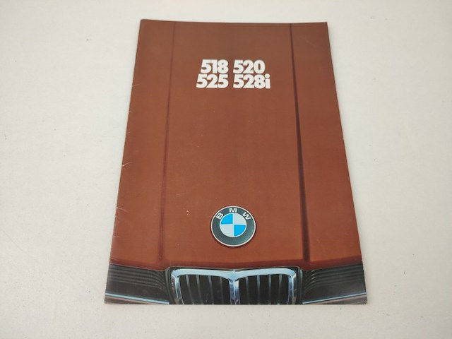 BMW 518, 520, 525, 528i brosura