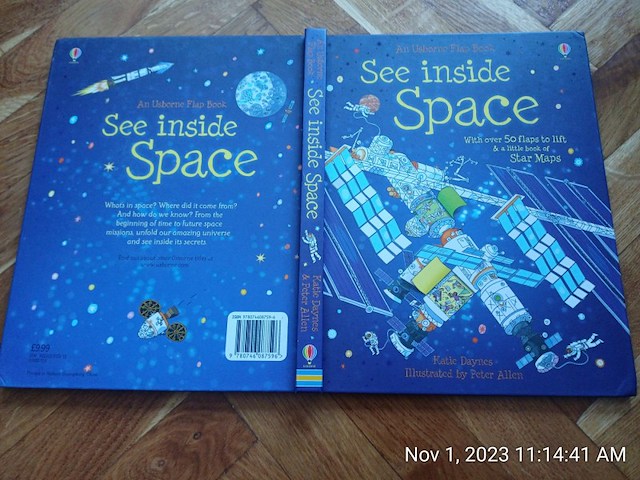 AN USBORNE FLAP BOOK, SEE INSIDE SPACE