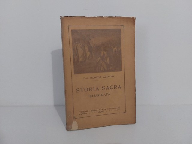 Storia sacra Teol. Secondo Carpano 1921 godina