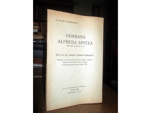 ODBRANA ALFREDA SPITZA (1935)