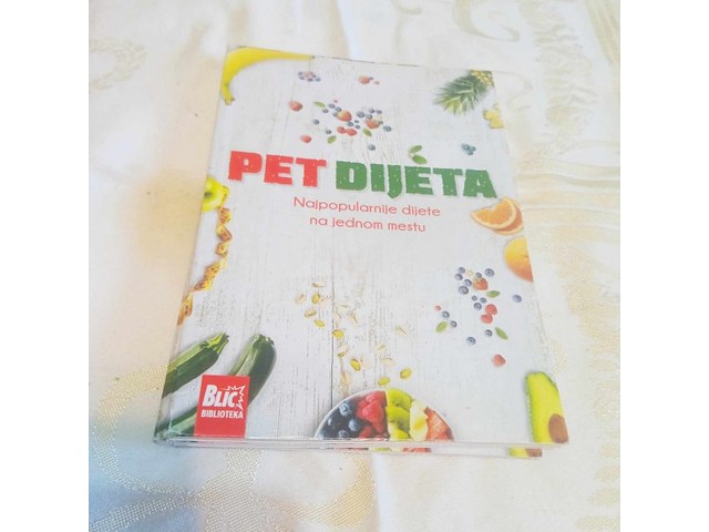 Pet dijeta - Najpopularnije dijete na jednom mestu