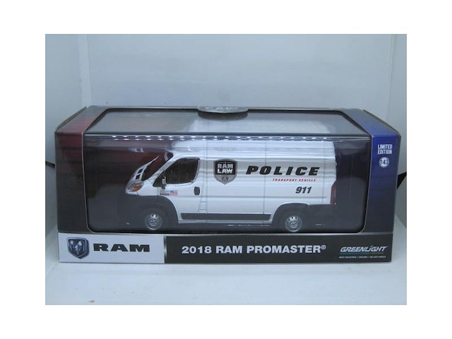 1:43 greenlight dodge ram promaster/fiat ducato