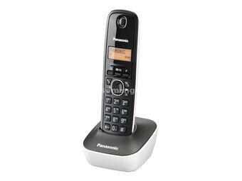 PANASONIC telefon KX-TG1611FXW crno-beli