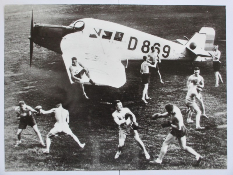 Fotografija Boks zabava u Minhenskoj avio školi 1920.