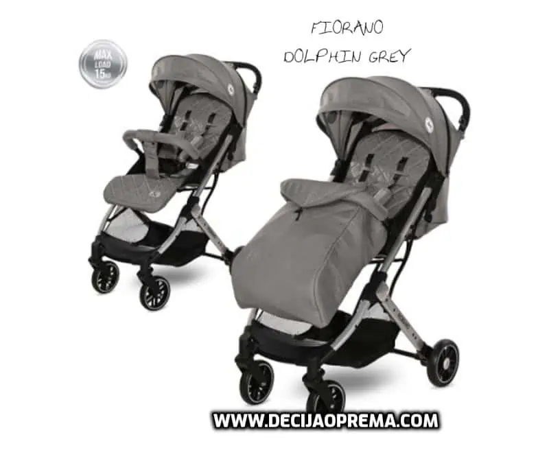 Kolica Fiorano Lorelli Bertoni Dolphin Grey + footcover