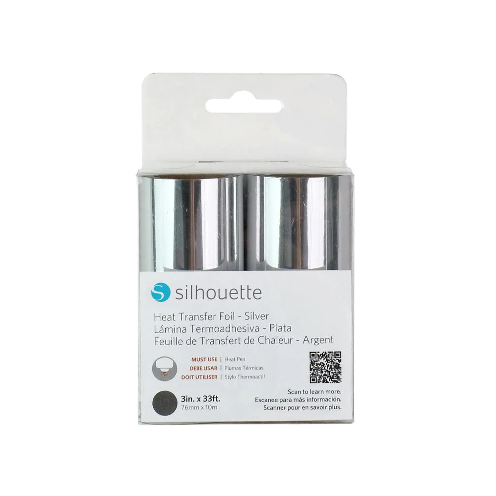 Silhouette Heat Transfer Foil – Silver