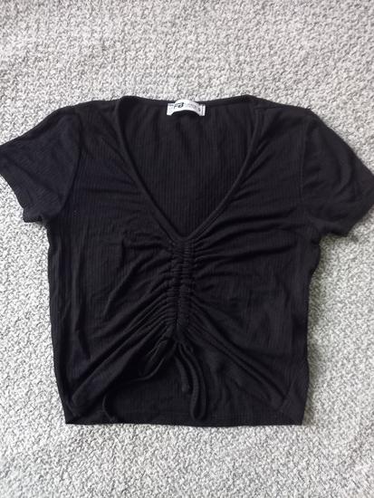 Crni krop top majica S