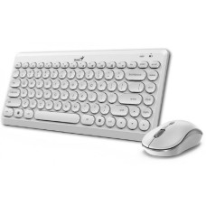 GENIUS LuxeMate Q8000 Wireless USB YU bela tastatura + miš