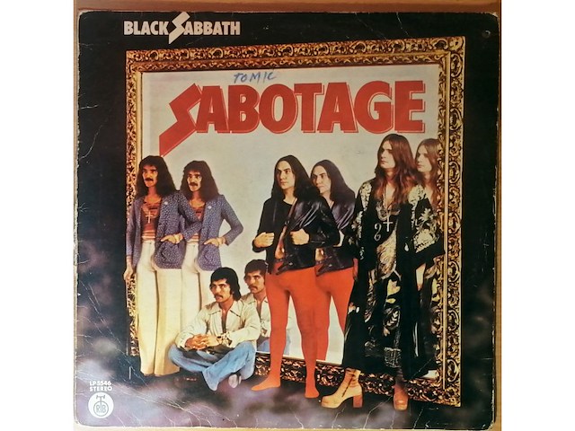 LP BLACK SABBATH - Sabotage (1976) 2. pressing, VG-