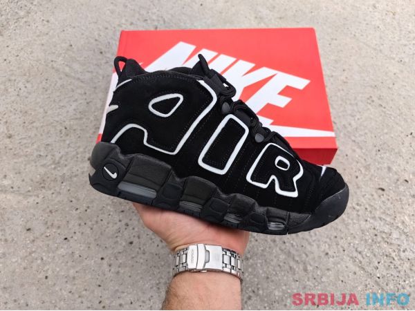 Nike Air More UpTempo Black White