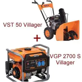 VST 50 Villager čistač snega + agregat VGP 2700 S Villager