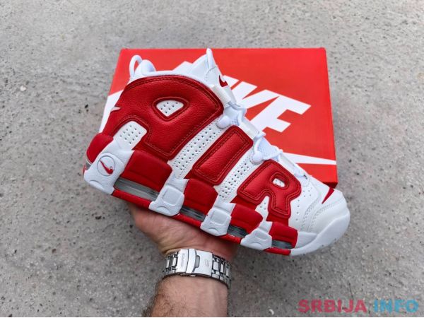 Nike Air More UpTempo White Red